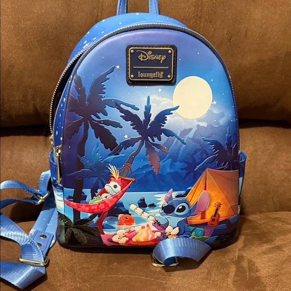 Loungefly | Bags | Loungefly Blue Starry Night Backpack | Poshmark
